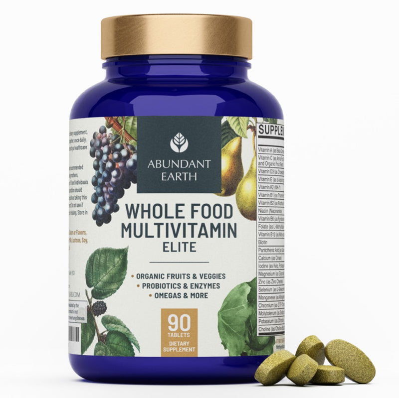 Whole Food Multivitamin With Organic Fruits and Vegetables, Probiotics ...