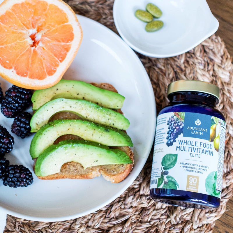Whole Food Multivitamin With Organic Fruits and Vegetables, Probiotics ...
