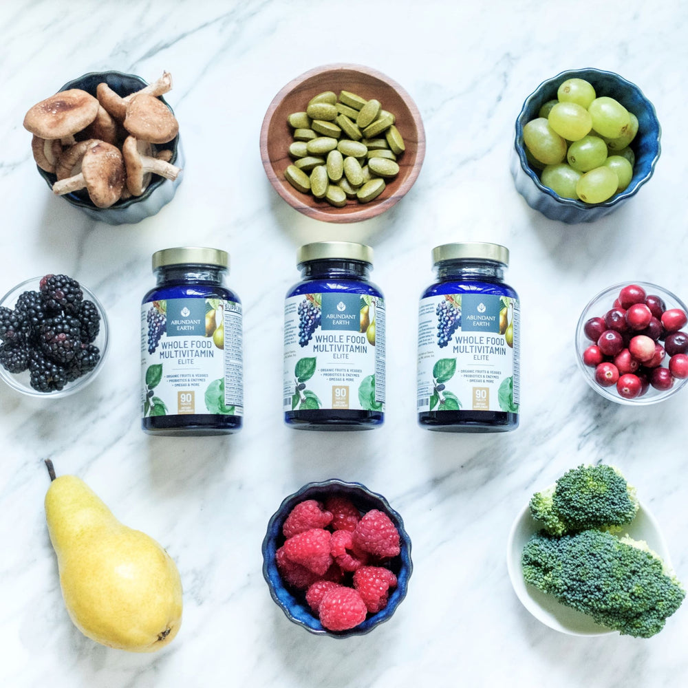 Whole Food Multivitamin With Organic Fruits and Vegetables, Probiotics ...